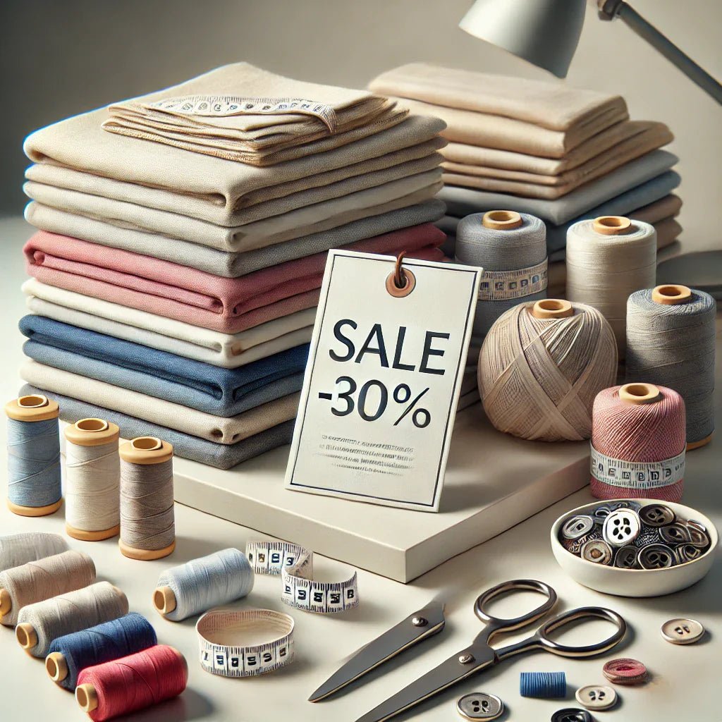 Akcijas | Lēti audumi internetā – Šarlotes audumi